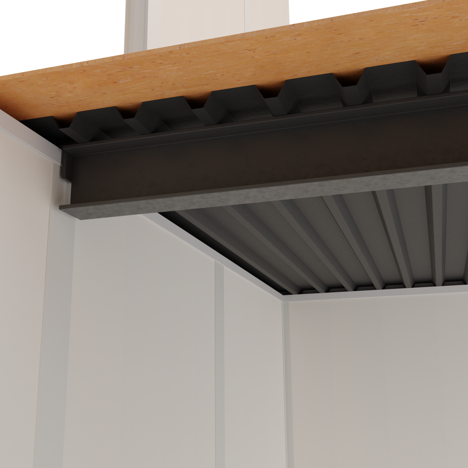 Wide-Rib Roof Decking for Ceiling | Starrco Modular Systems